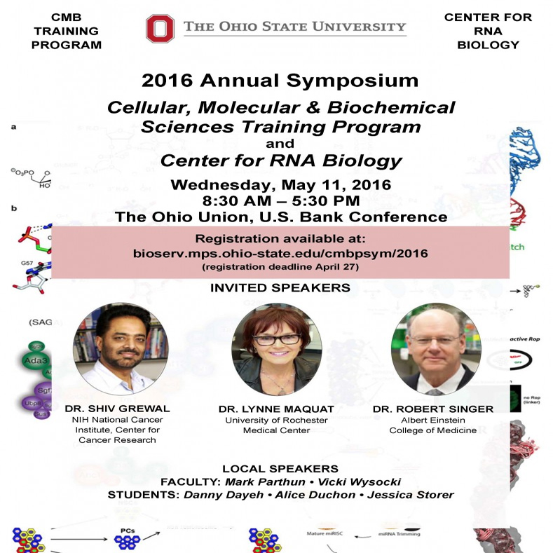 RNA Biology/ CMBP symposium a success | Department of Molecular Genetics