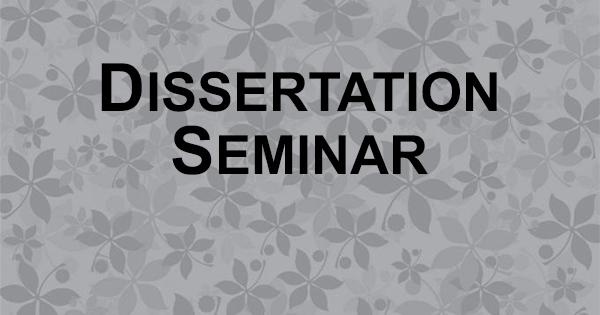 Manu Sanjeev Dissertation Defense | Department of Molecular Genetics